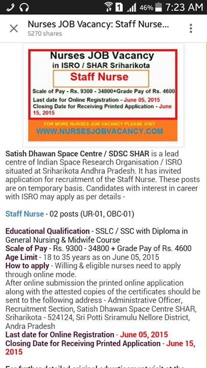 JOB OPPORTUNITIES: Nurses Wanted