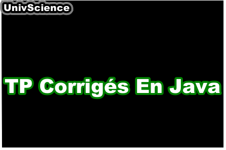 exercices corrigés programmation en java pdf