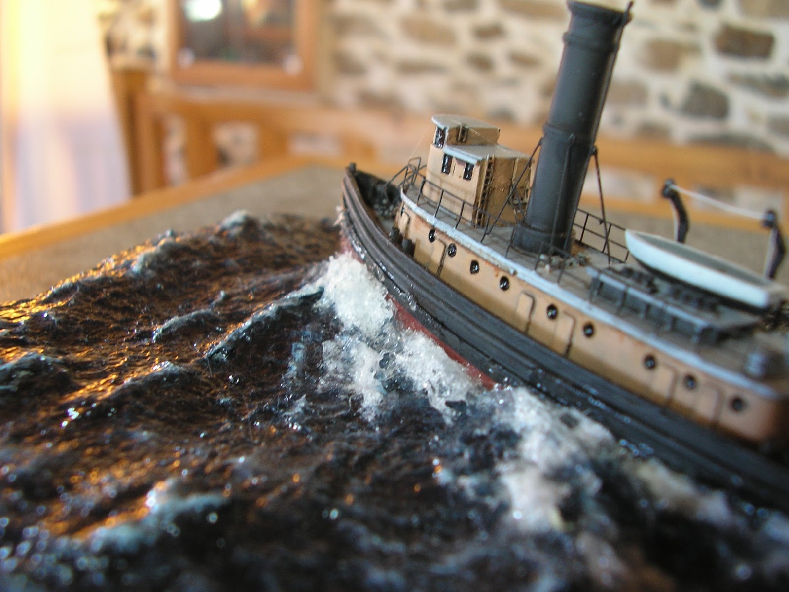 Mikrokosmos: 1/350 RESIN KIT of STEAM TUG BROOKLYN(ISW)