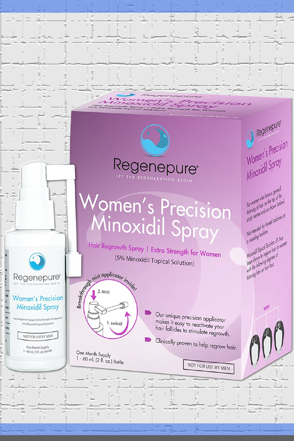 Minoxidil with Spray Applicator