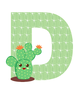 Kits imprimibles gratis : cactus abecedario