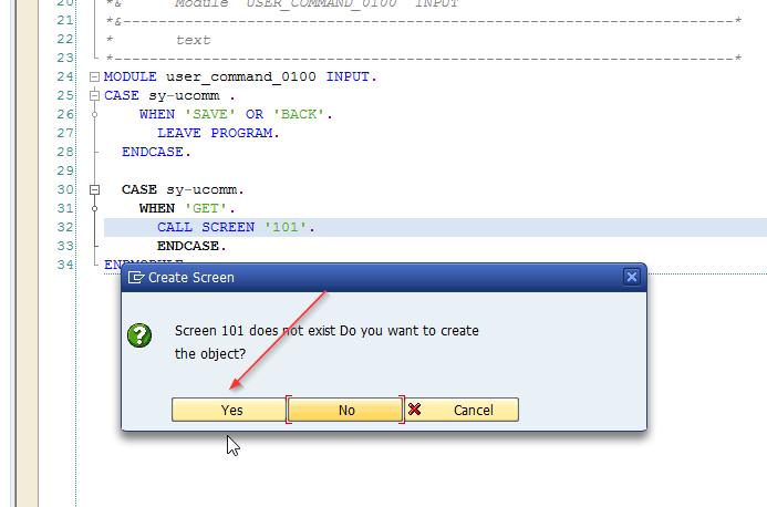 SAP ABAP Central: CRUD Operations in Module Pool