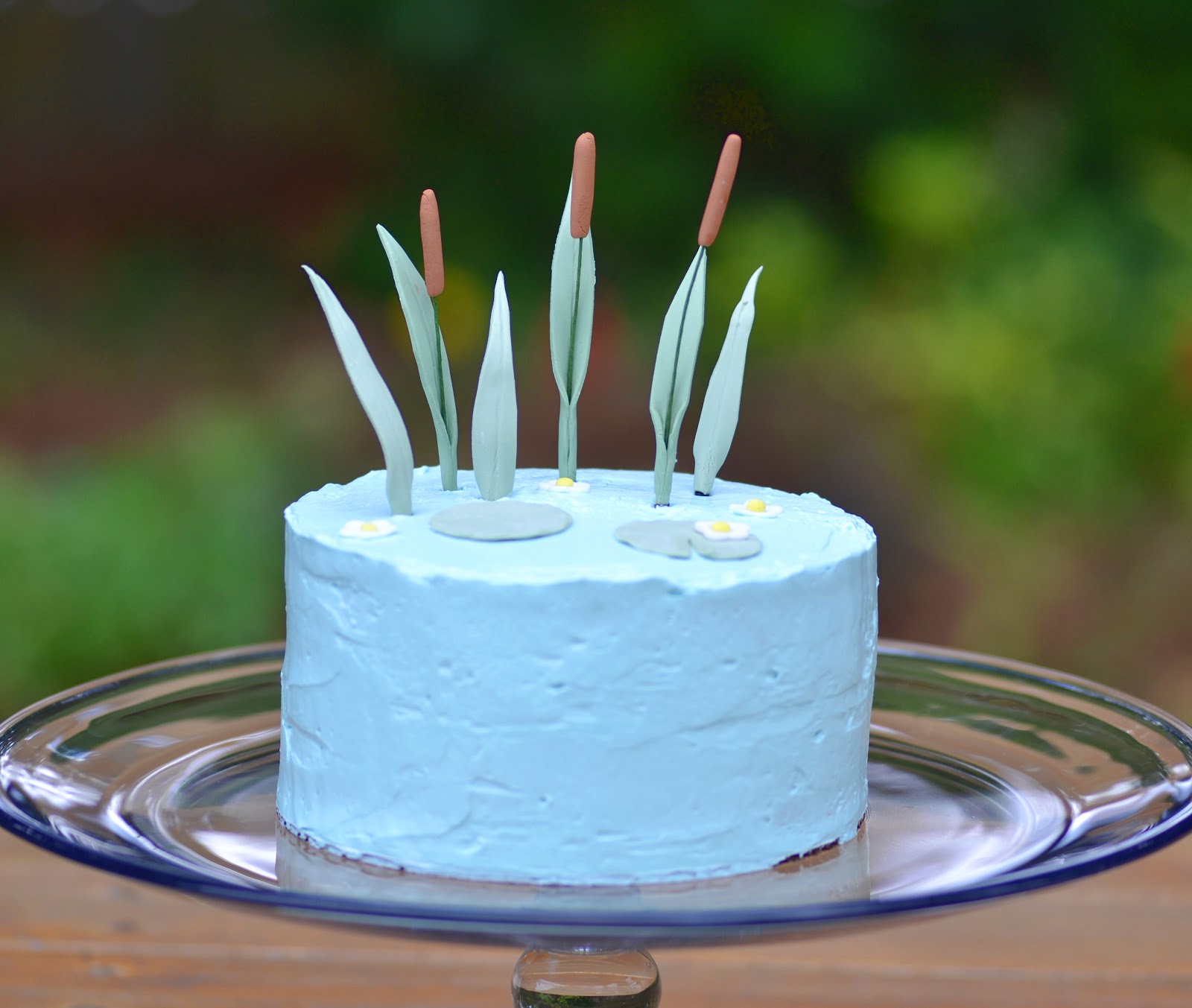 Almond & Raspberry Cattails Cake | Building Buttercream