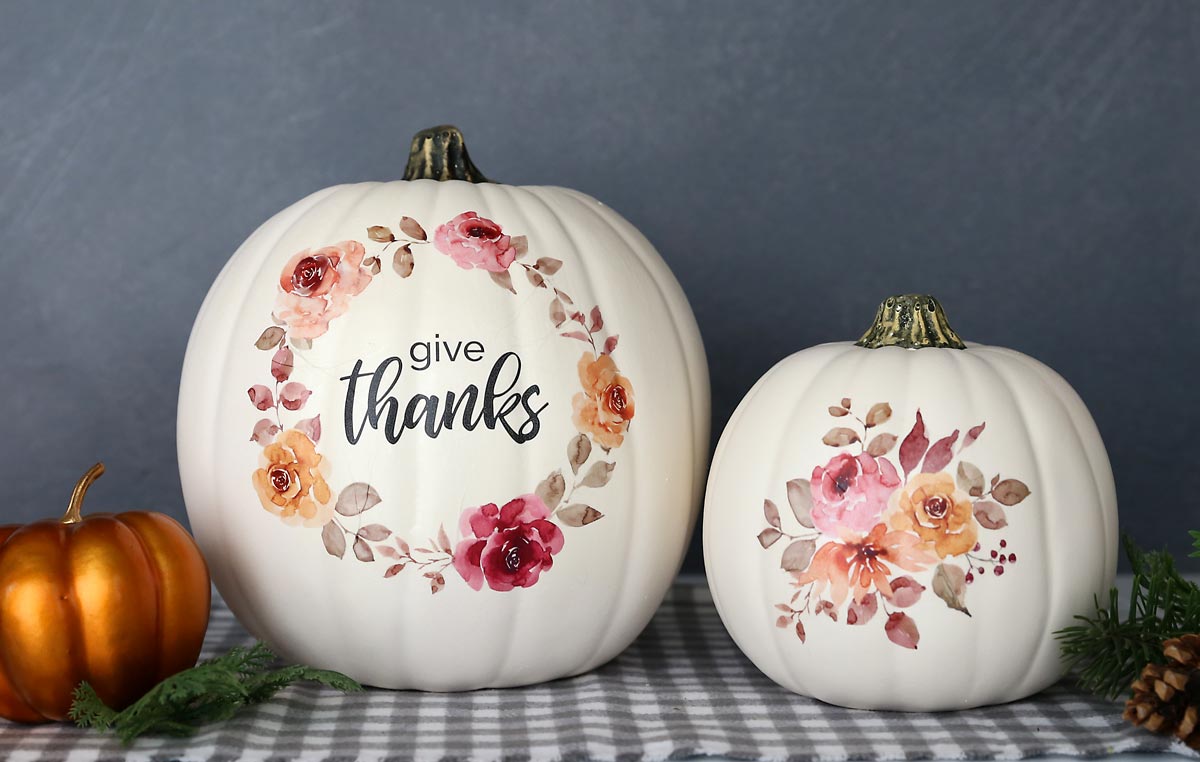 Fields Of Heather: Ideas For Decorating Pumpkins With Vinyl