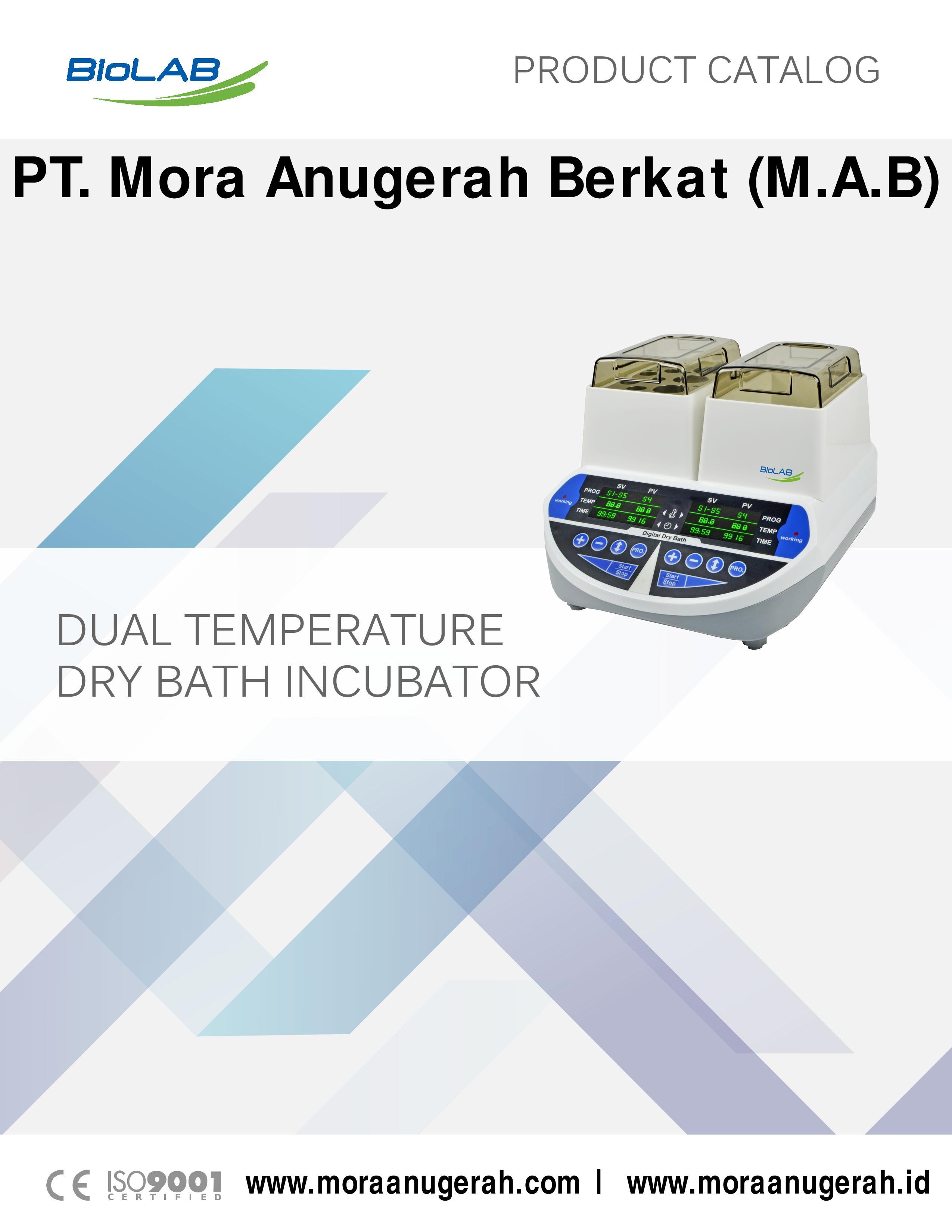 BIOLAB – Dual Temperature Dry Bath Incubator – Supplier Alat Laboratorium