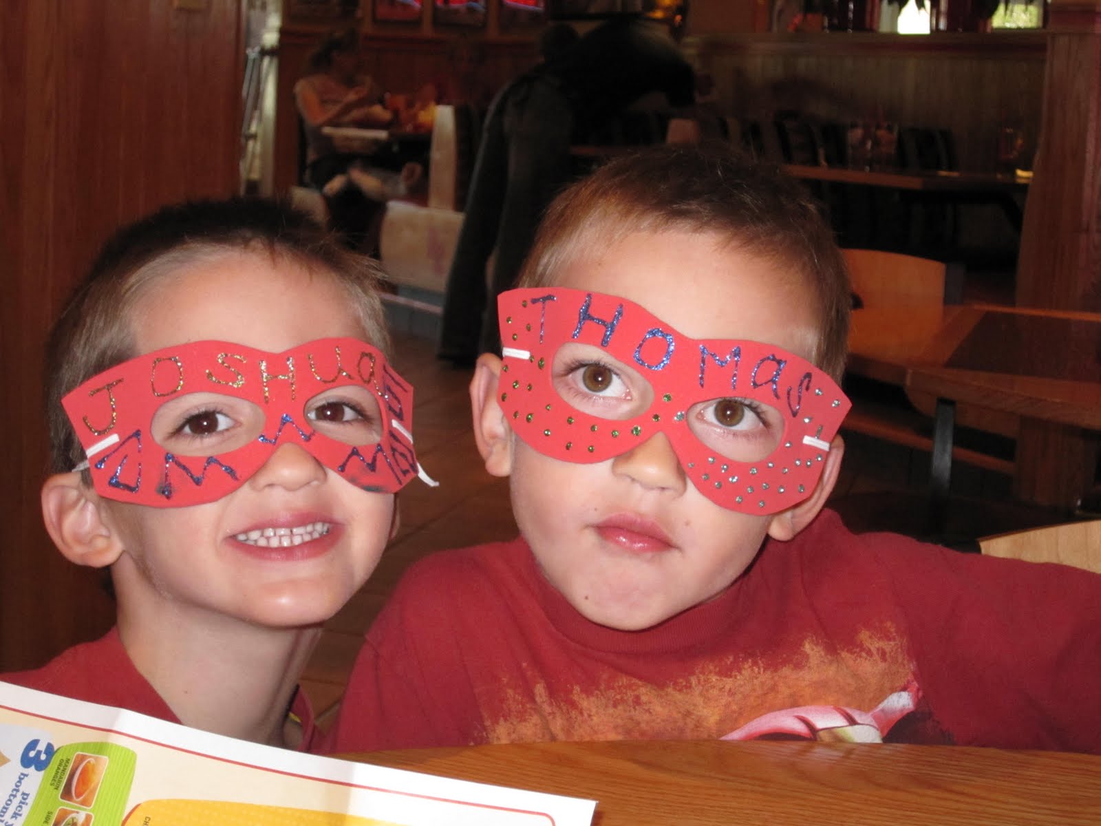 The Domrese Family Blog: The Masked Kids