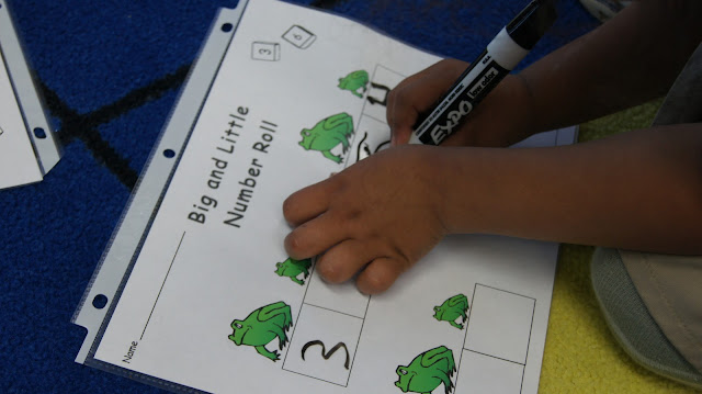 Pre-K Tweets: Math Tubs and April Centers
