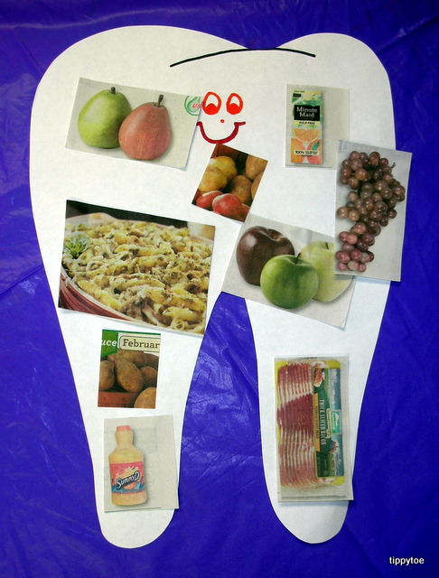 Tippytoe Crafts: Healthy Teeth Activity