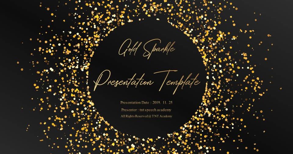 고급스러운 골드 PPT 무료 템플릿 [Luxurious Gold Theme FREE POWERPOINT TEMPLATE ...