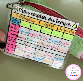 Mon emploi du temps