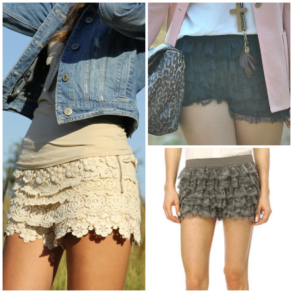 HAIR by victoria: fashion trend: super simple DIY lace shorts