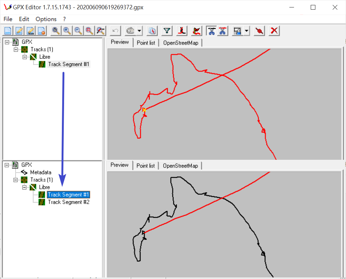 朱式幸福: 使用GPX Editor 編修 GPX 檔