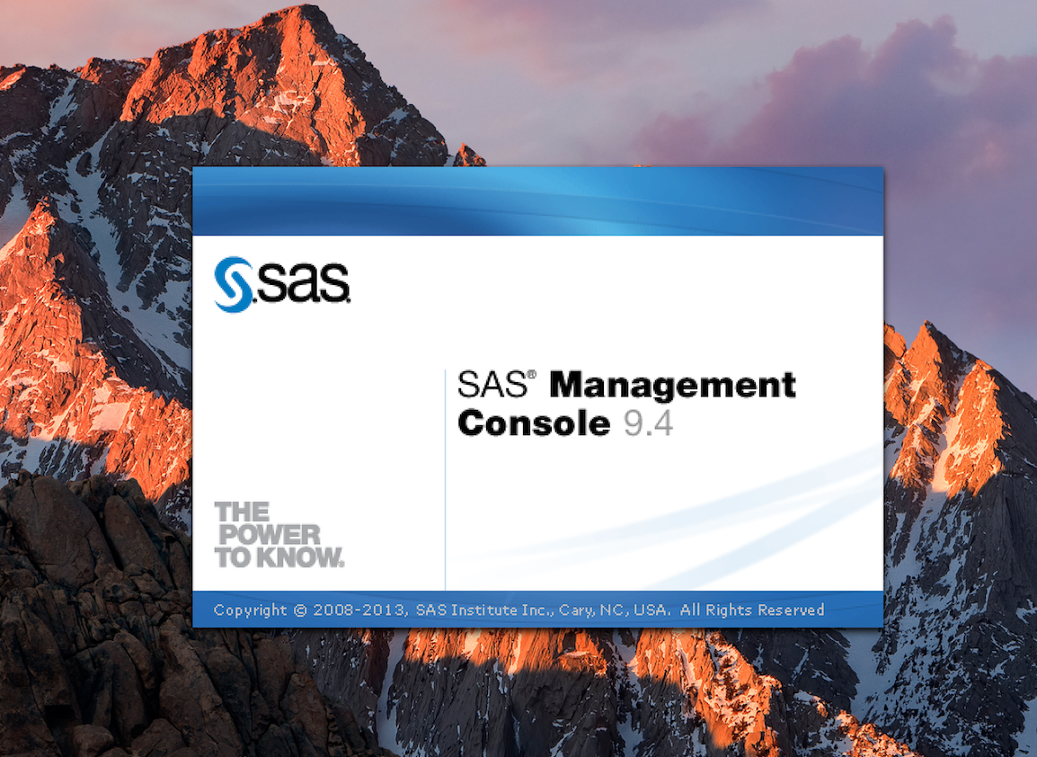 Launching SMC on Mac OS over SSH with X11 - Raw SAS