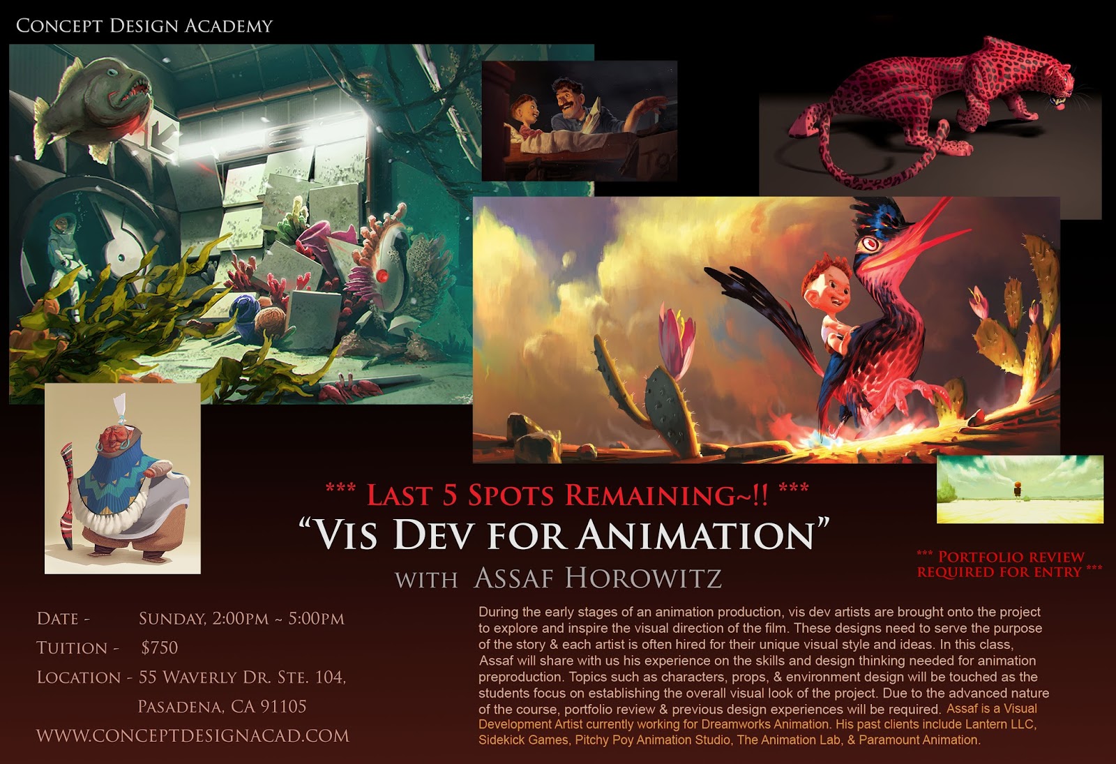 Concept Design Academy: "Vis Dev for Animation" with Assaf Horowitz - Full
