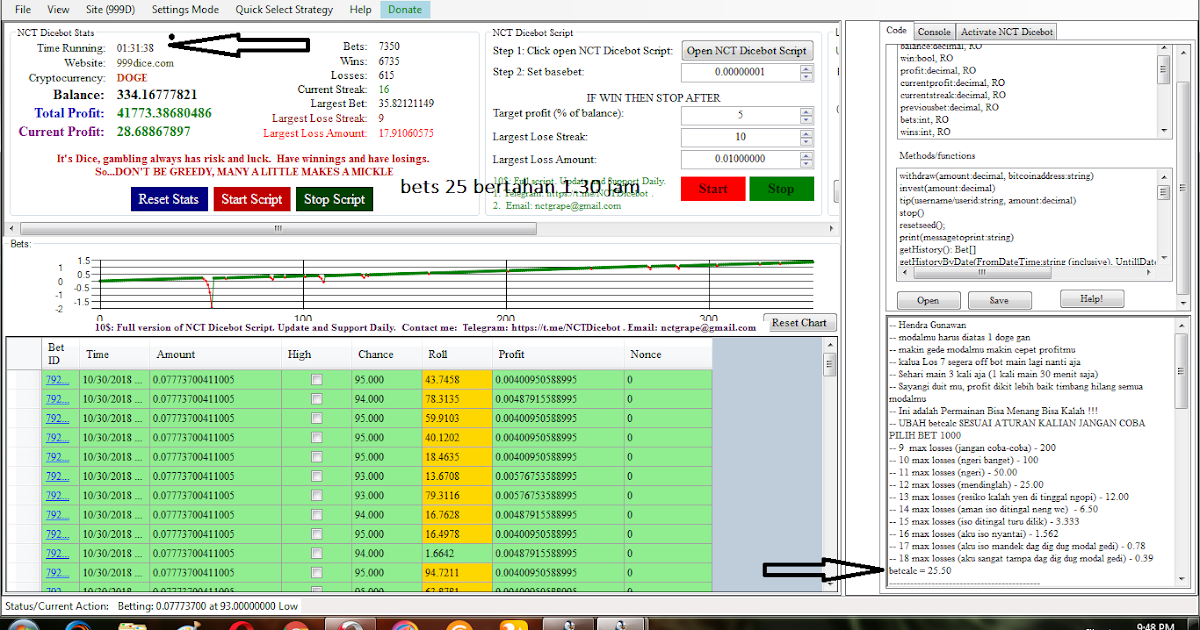 Download Script Dice Dan Bot NTC - Script 999dice