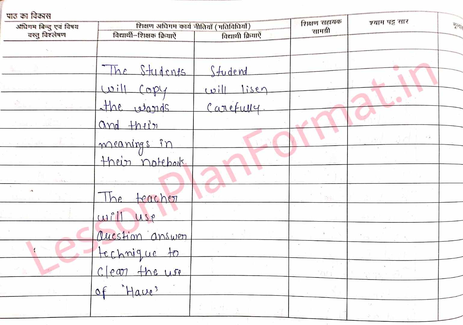 English Lesson Plan For B ed english-lesson-plan-for-b-ed