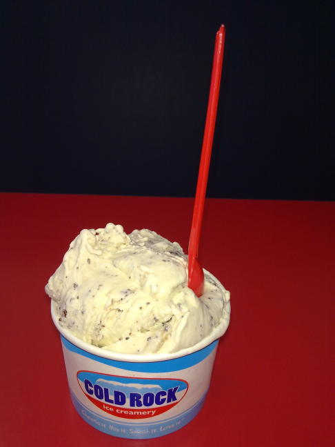 Yellow Eggs: Cold Rock Ice Creamery