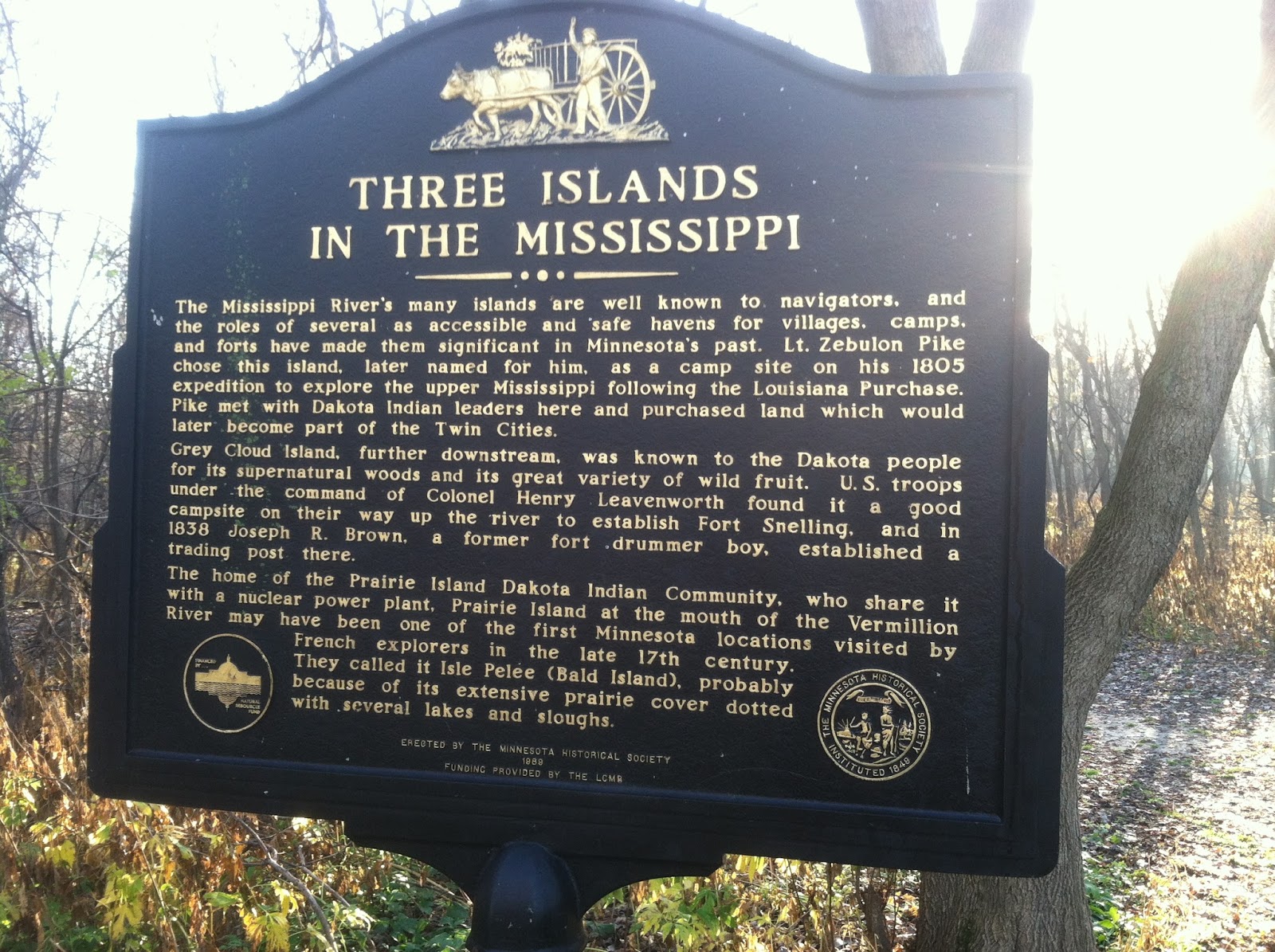 Myatt's Hikes: Pike Island Loop, Fort Snelling State Park, Minnesota