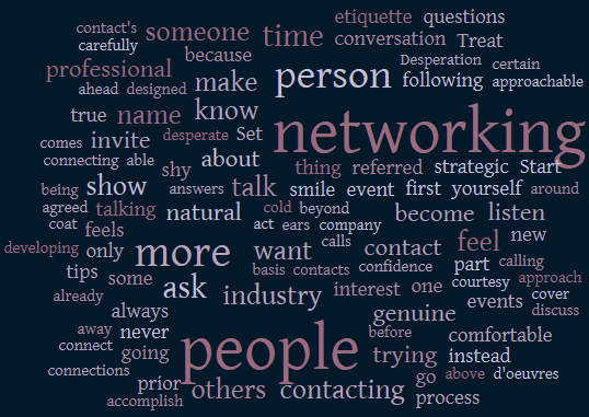 paNASH: Networking Etiquette: The Dos & Don'ts