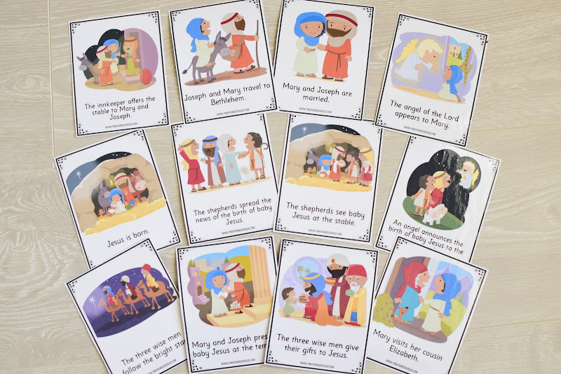 The Story of Christmas - Sequencing Activity | The Pinay Homeschooler