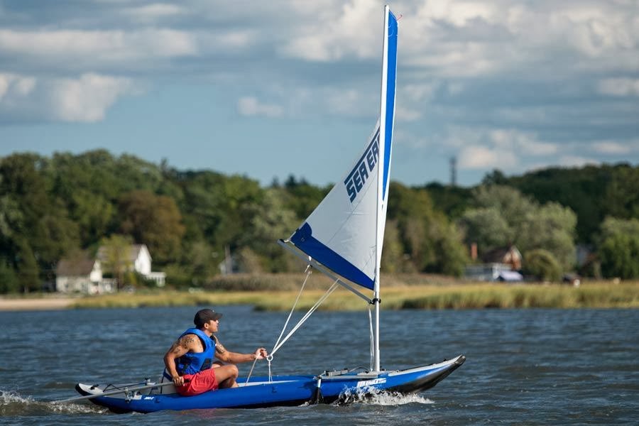 Seaeagle Explorer con sail rig, pratico, economico e multifunzionale ...