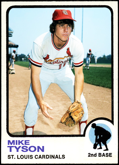 WHEN TOPPS HAD (BASE)BALLS!: NOT REALLY MISSING IN ACTION- 1973 MIKE TYSON