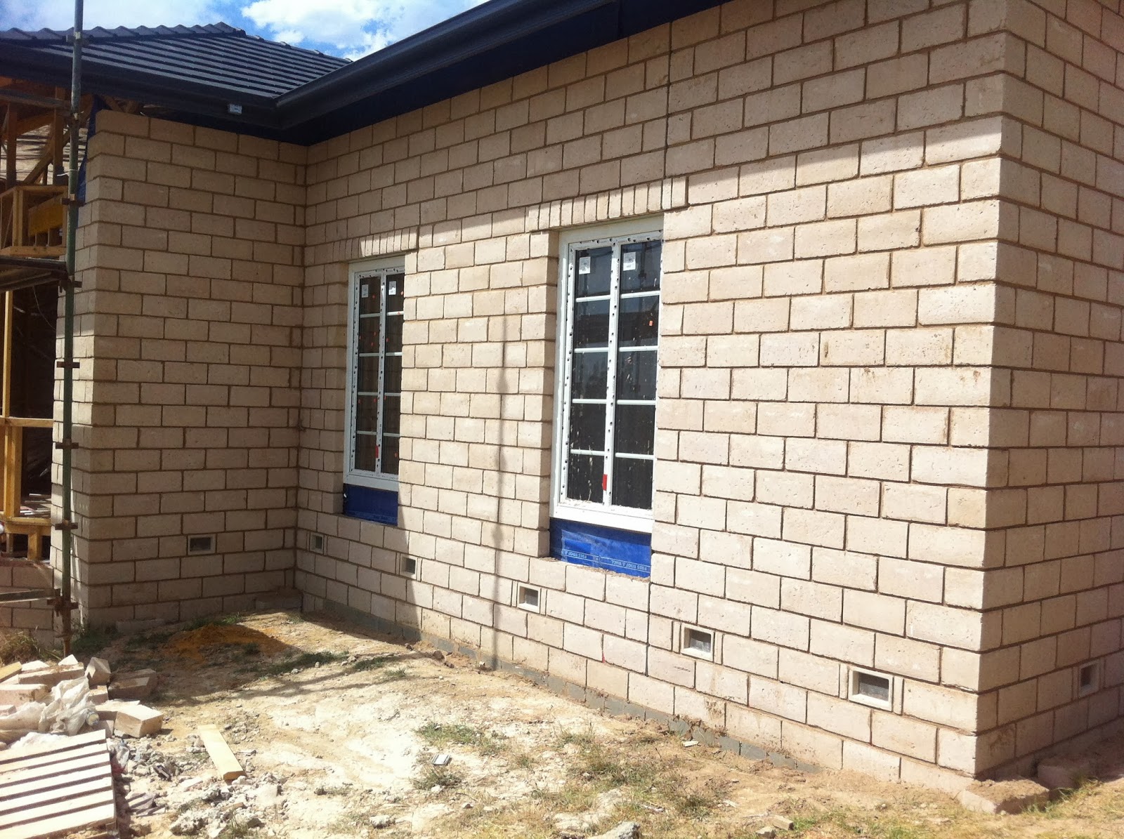 New home build with timbercrete