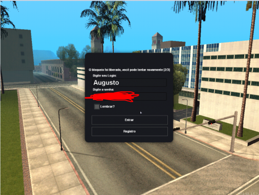 MTA:SA - PAINEL DE LOGIN - 100% EXCLUSIVO