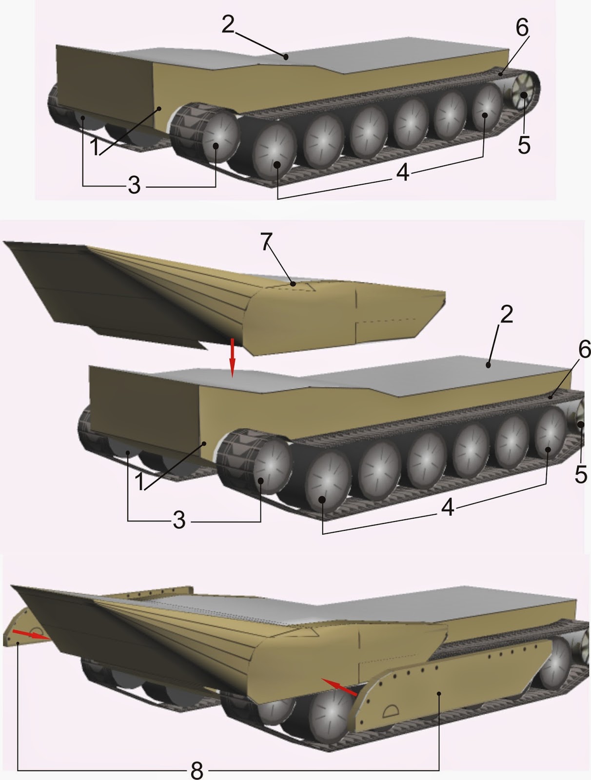 ZRP Papercrafter: AAV ( Assault Amphibious Vehicle ) Paper Model