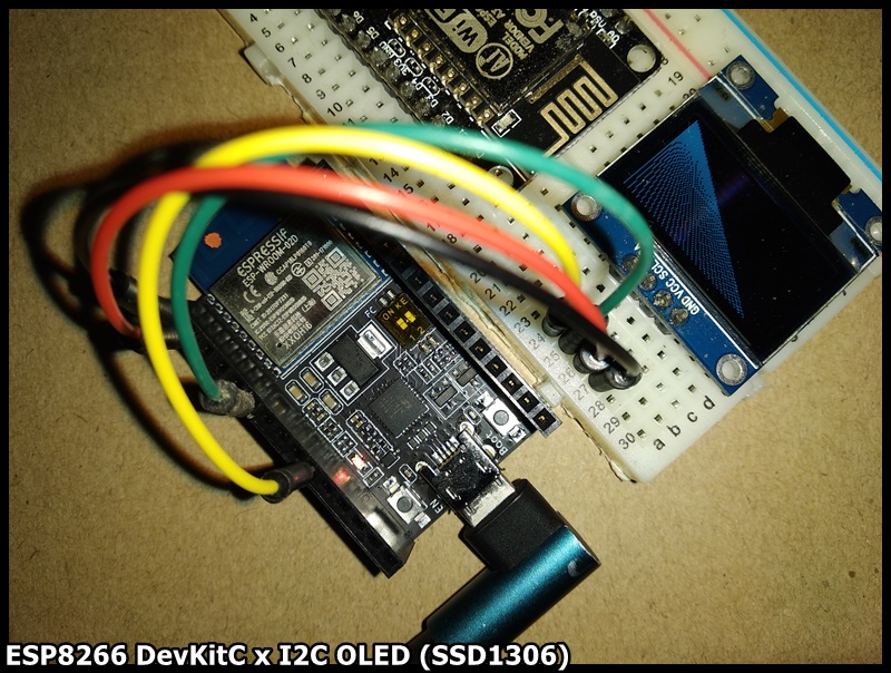 Arduino-er: ESP8266 (NodeMCU/ESP8266 DevKitC) + SSD1306 I2C OLED ...