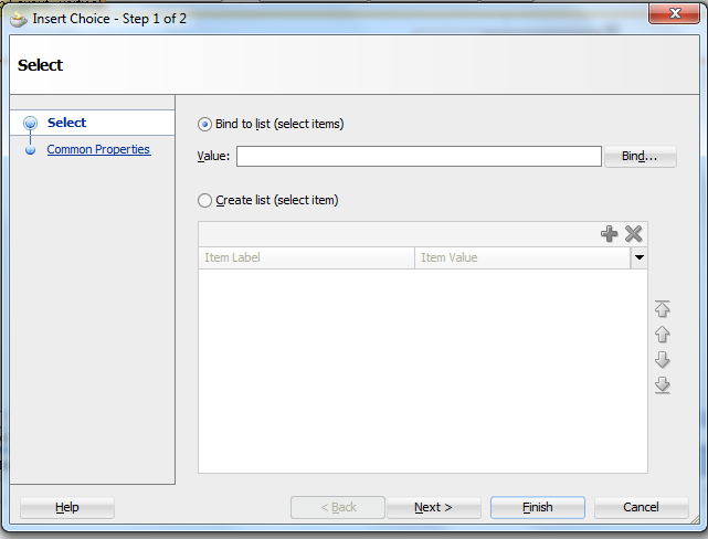 Oracle Technologies Stack Programmatically Populate Values In A Af Selectonechoice Component In Adf