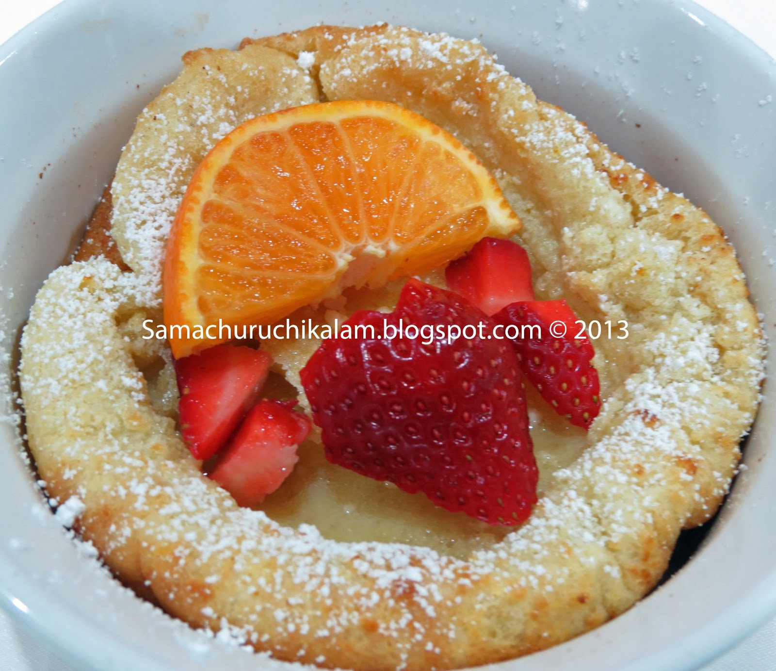 Recipes from Manju's kitchen: Oven Pancake
