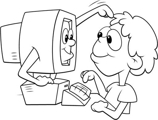 Mi colección de dibujos: ♥ Informática dibujos para colorear ♥