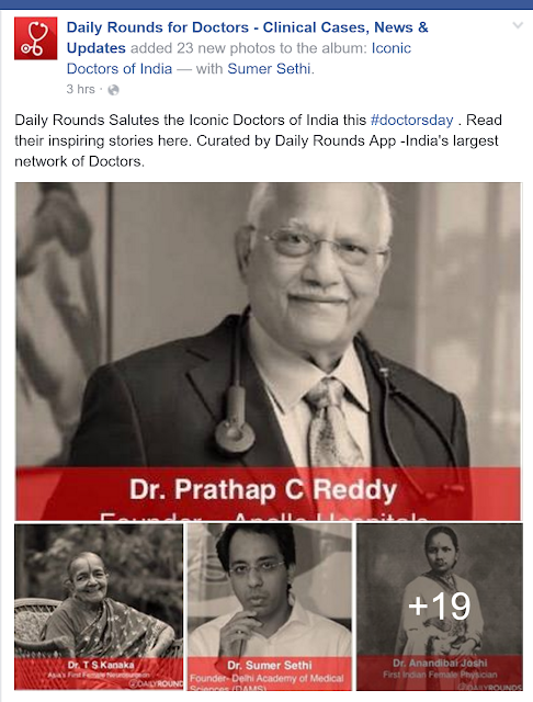 DailyRounds Includes Dr Sumer Sethi in India's Iconic Doctors - Sumer's ...
