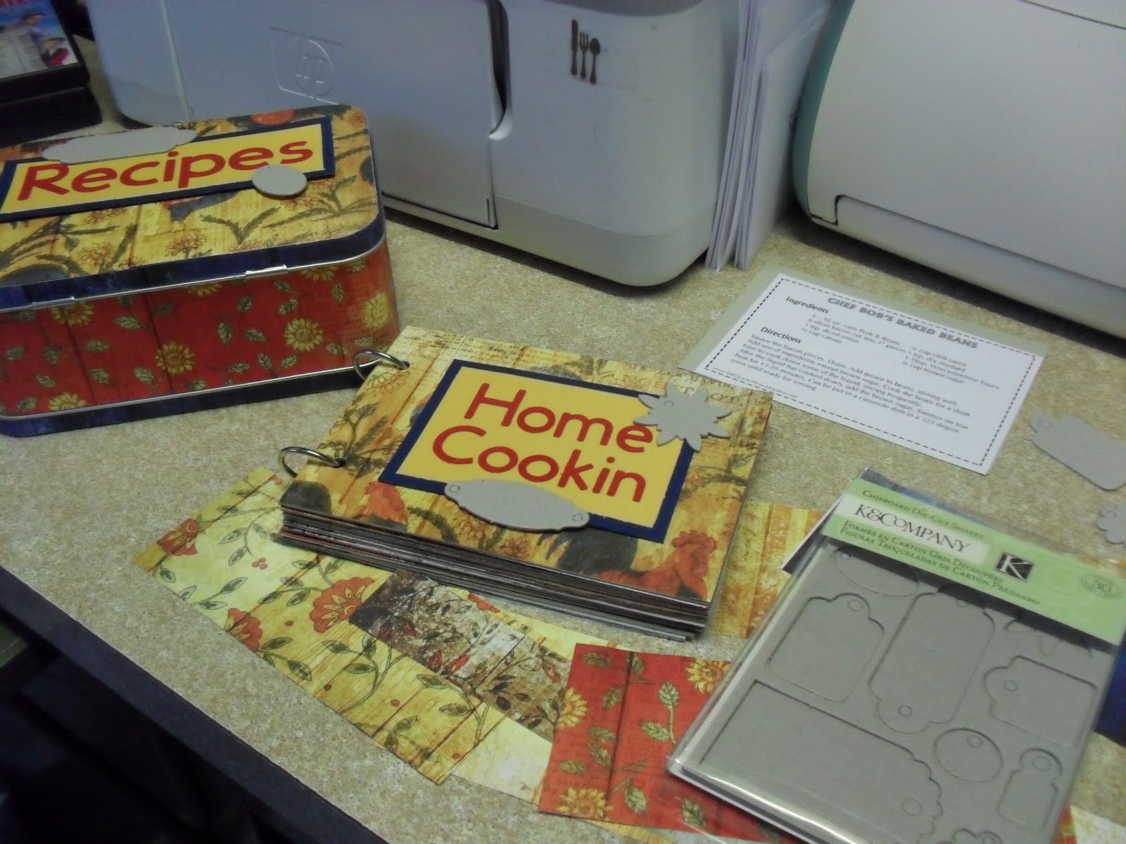CELEBRATING ORDINARY MOMENTS: Altered Lunch Tin Recipe Box w/Mini Album ...