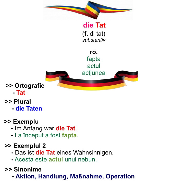 Deutsch für alle: die Tat
