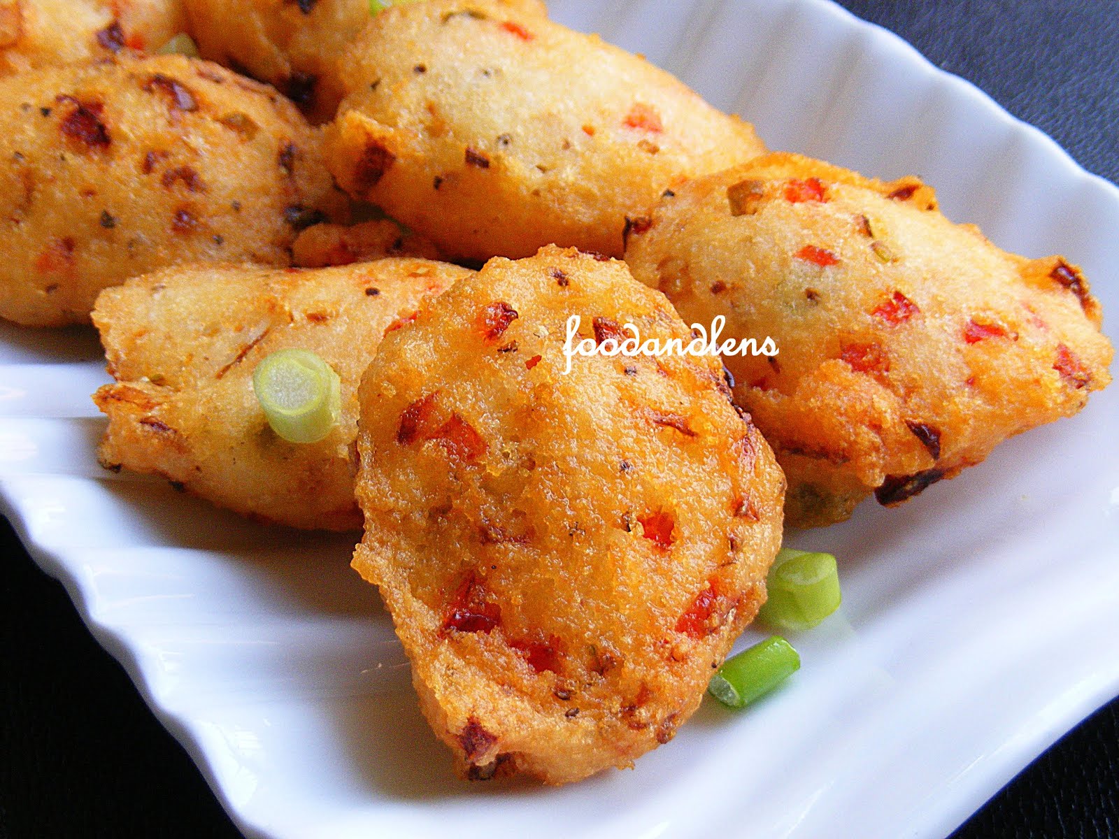 Food and lens: Ojojo (Nigerian Food) Water Yam Fritters.