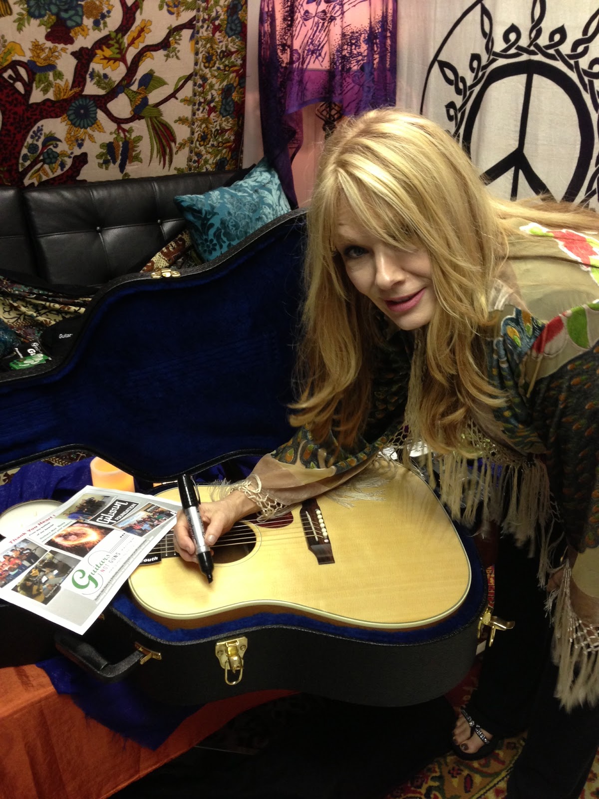 Guitars Not Guns, Inc. - California: GIBSON AND THE WILSONS HAVE A ...