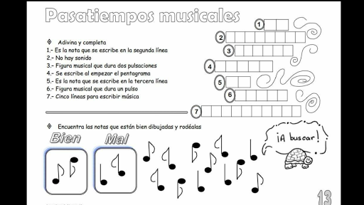 El blog de la profe Andrea: PASATIEMPOS MUSICALES.