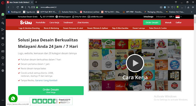 Apa Saja Paket yang Ditawarkan Sribu.com | Arjuna Portfolio