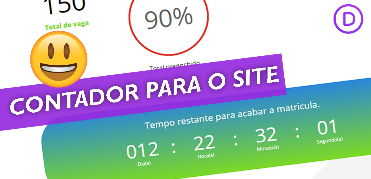 Criar um contador numérico, circular, barra e regressivo para o site ...