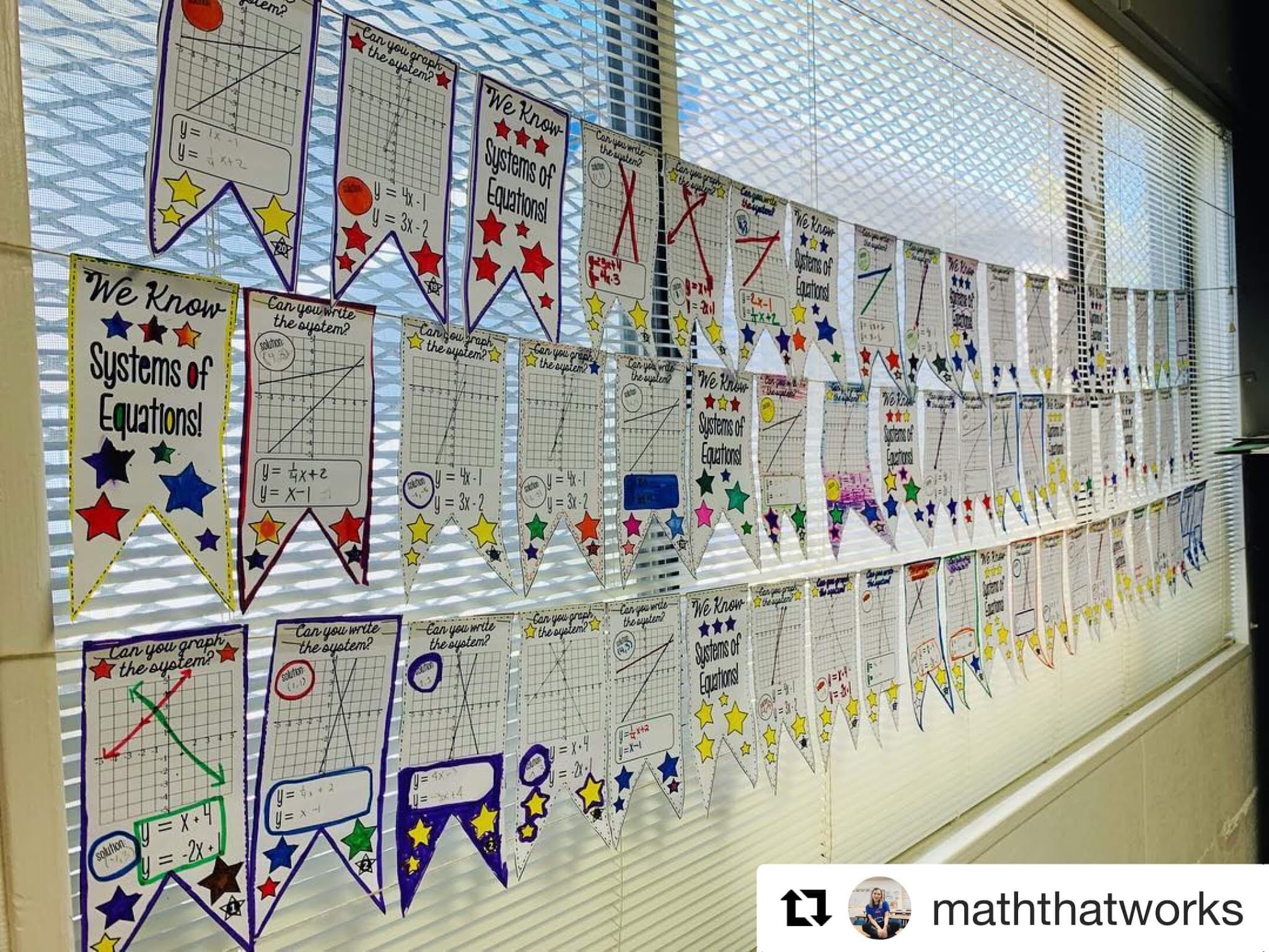 Scaffolded Math and Science: Math Pennants are a fun way to show off ...