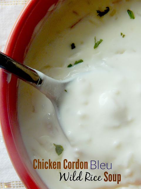 Chicken Cordon Bleu Wild Rice Soup | Ally's Sweet & Savory Eats