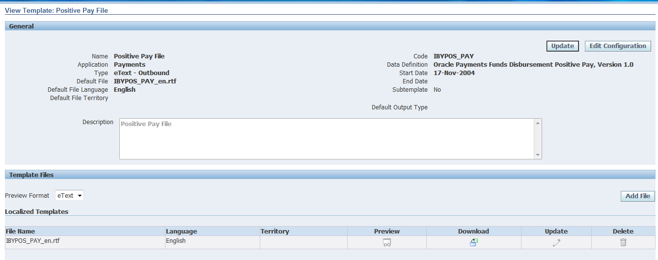 ORACLE MASTERMINDS: Positive Pay Templates