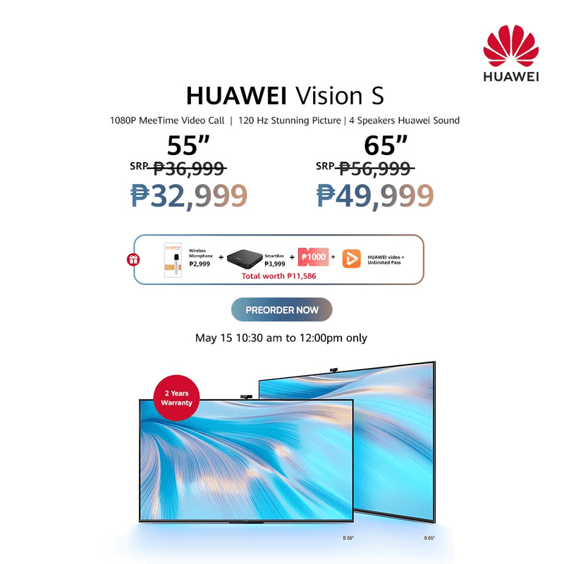 Shopee announces Huawei Vision S Series exclusive pre-order sale