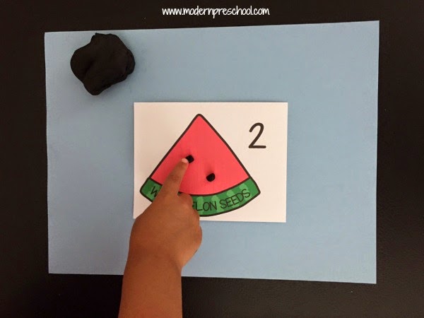 Printable Watermelon Counting Cards