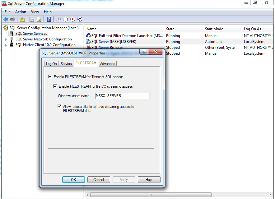 Sql And Beyond How To Use Filestream 5750