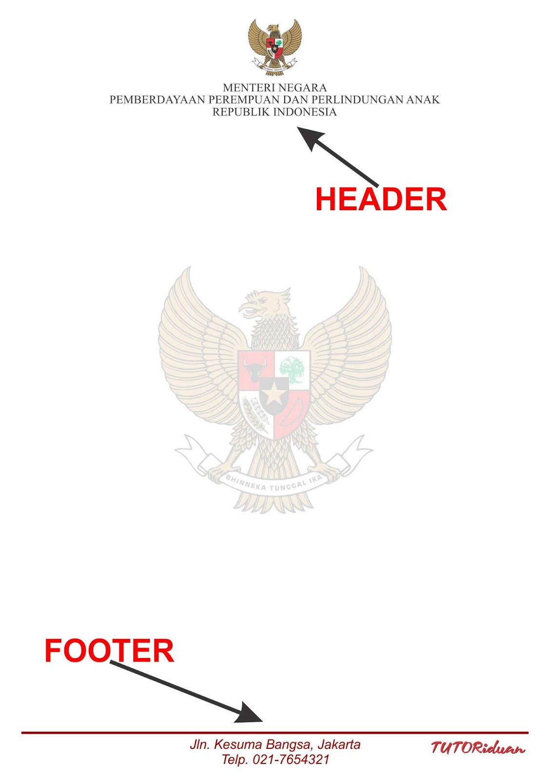 Cara Membuat Header dan Footer Otomatis Tampil disemua Halaman dengan ...