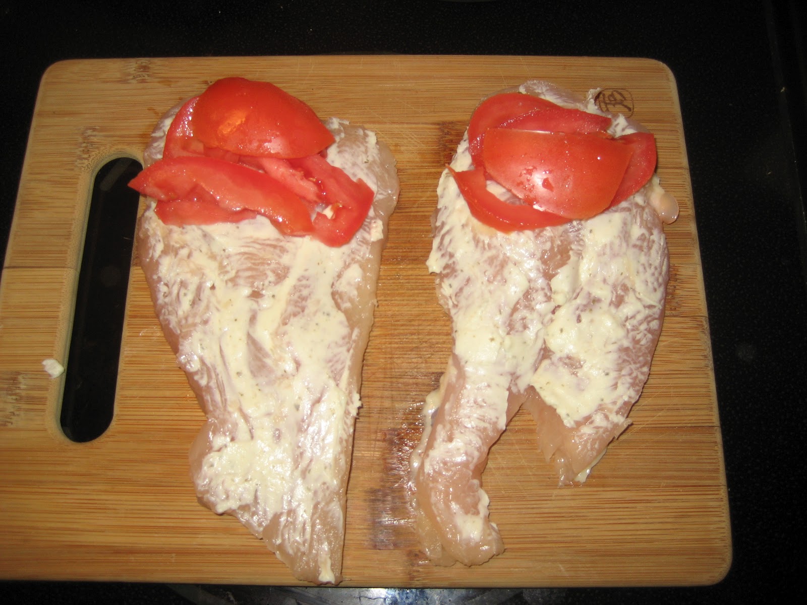 The HappyJax Life: Laughing Cow Chicken (i.e. Baked & Stuffed Chicken ...