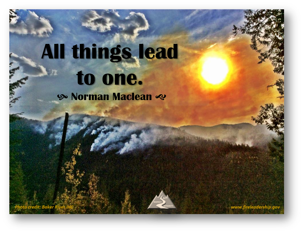 Wildland Fire Leadership: IGNITE - All Things Lead to One